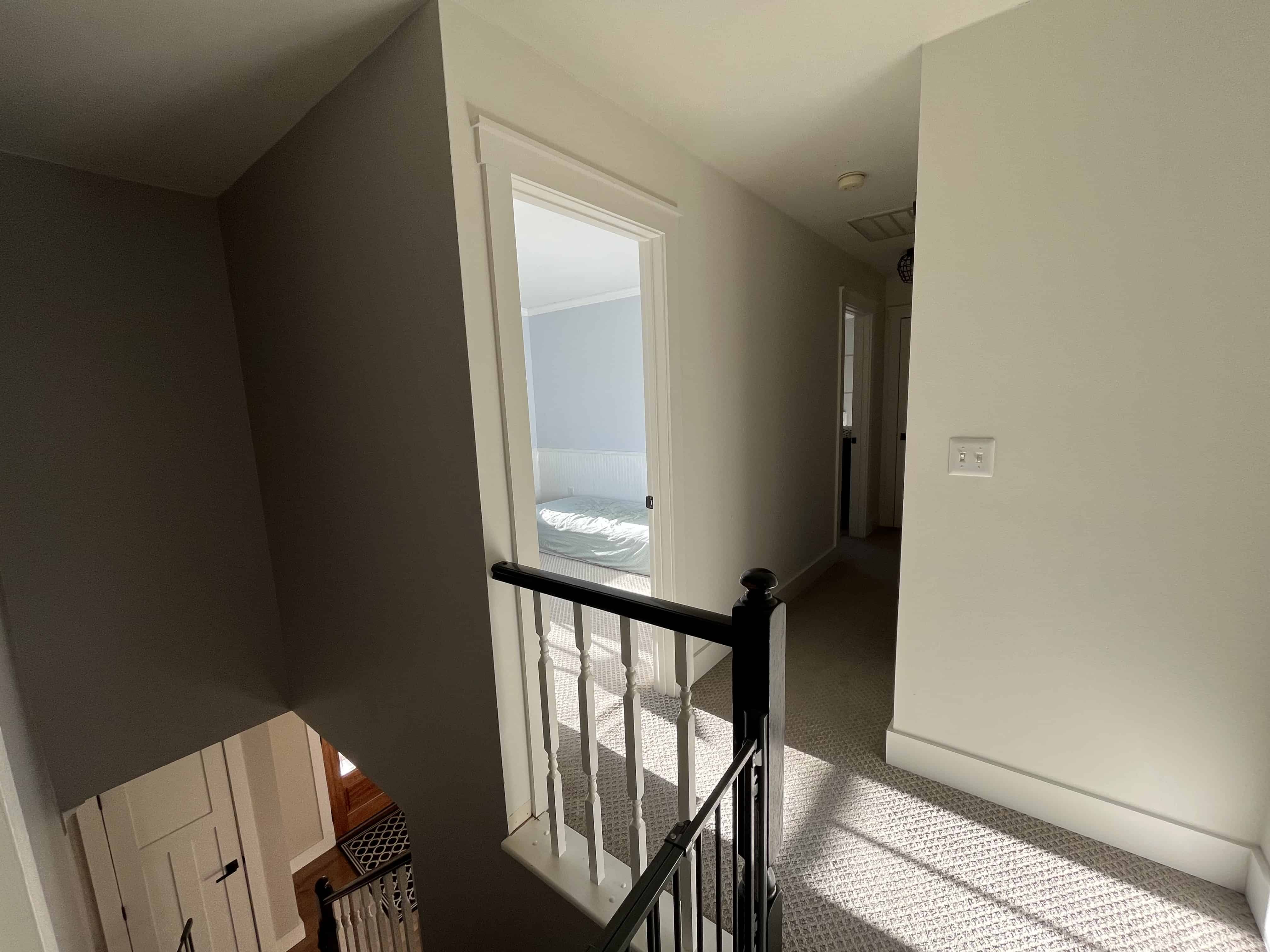 Light and bright upstairs loft reveal with reading nook - Home like you ...