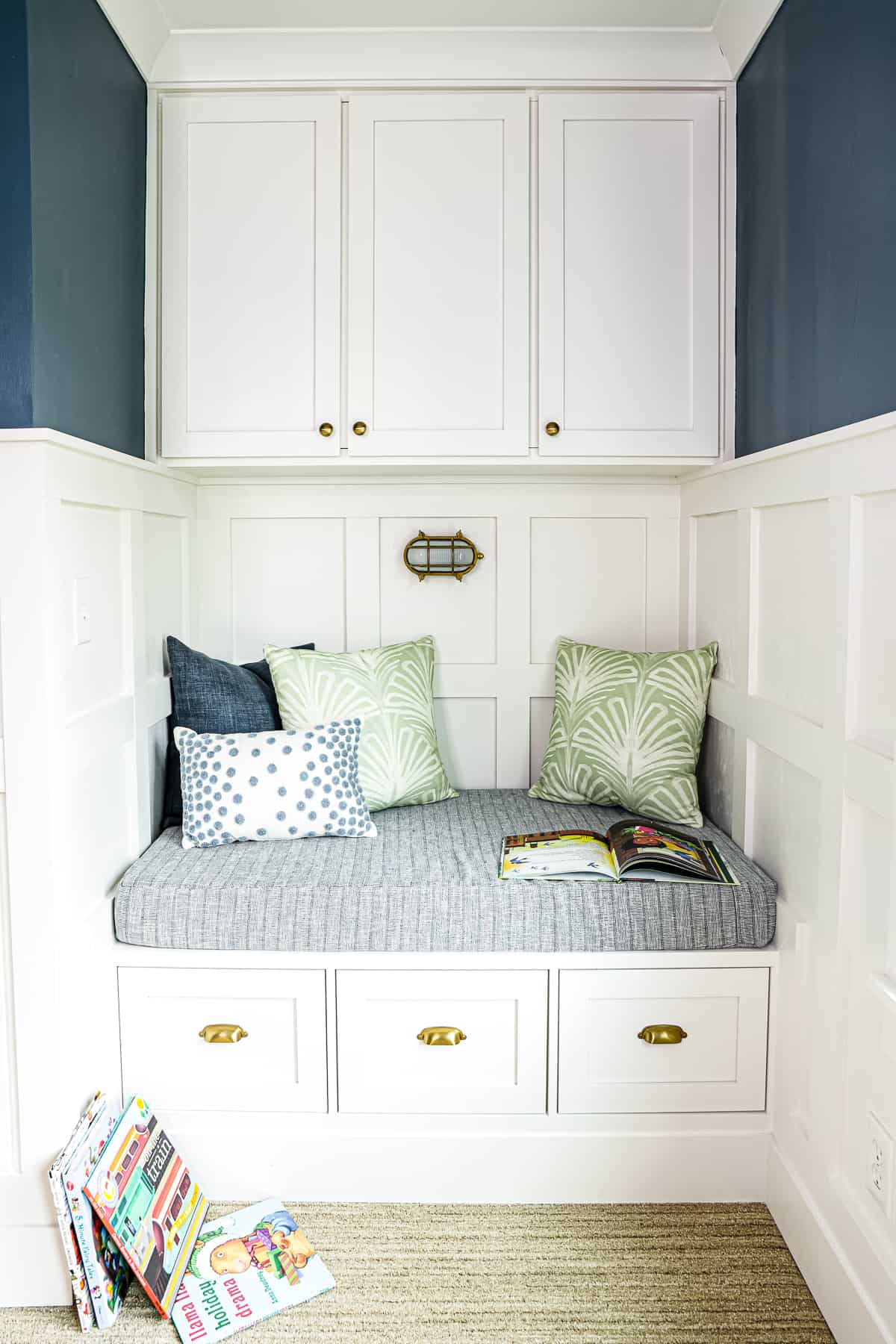 Light and bright upstairs loft reveal with reading nook - Home like you ...